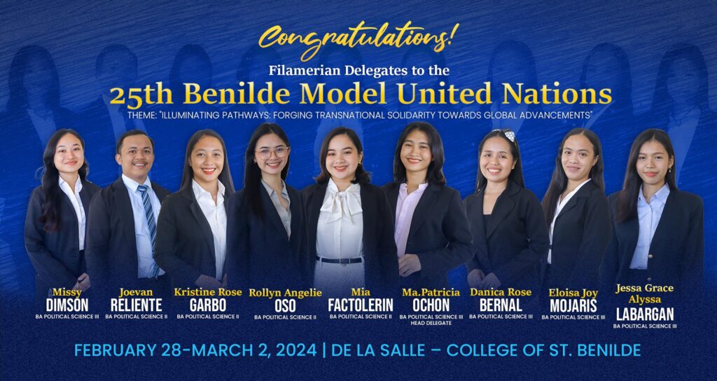 BA PolSci students join national conference - Filamer Christian ...