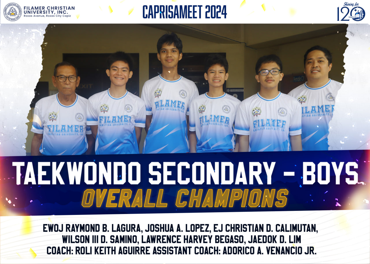 Filamerians dominate CAPRISA 2024 - Filamer Christian University, Inc.